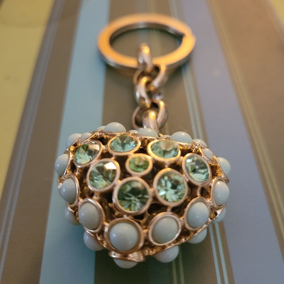 Argento Vivo | Accessories | New Crystal Stones Goldtone Puffed Heart ...